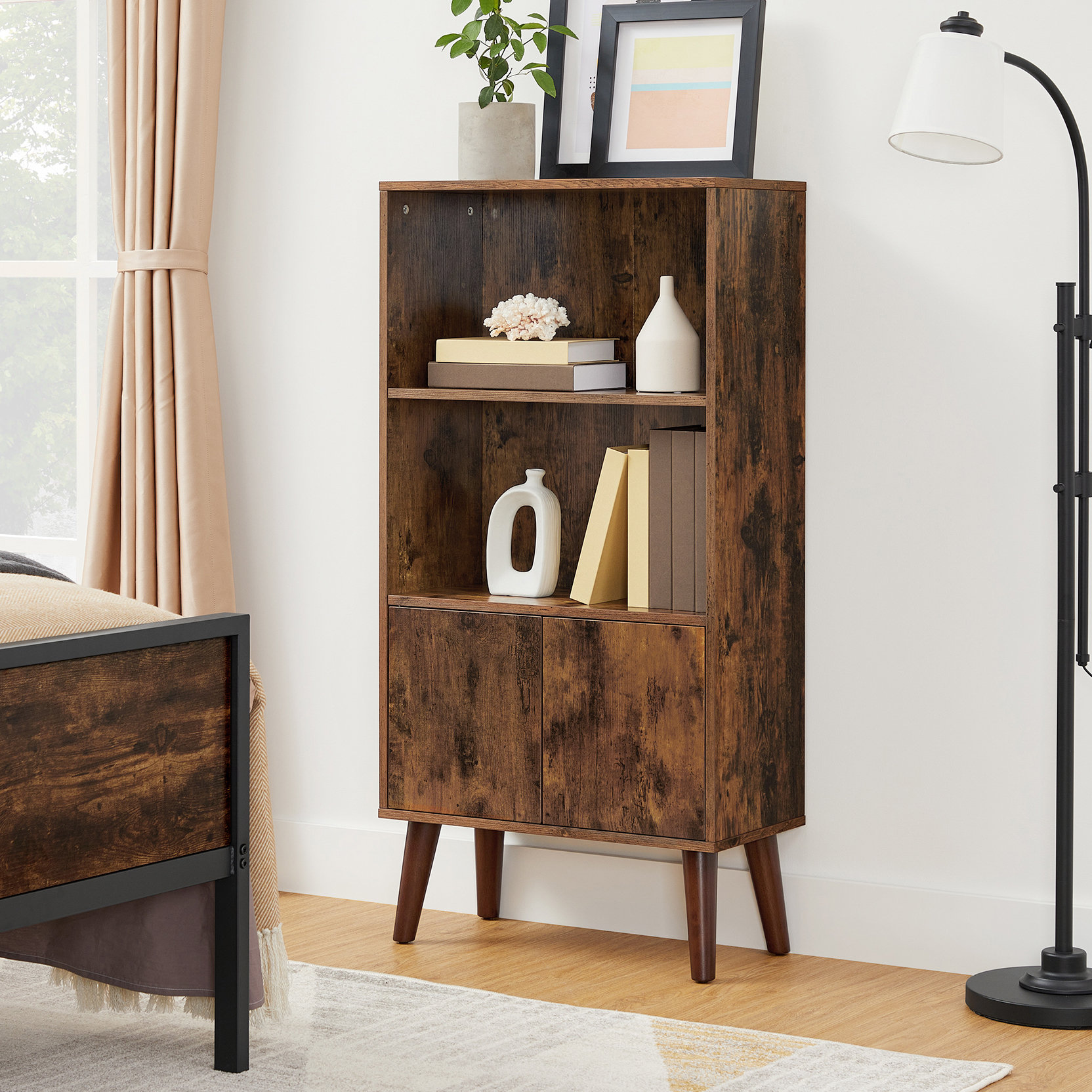 Millwood Pines Wethersfield 47.3 H x 23.7 W Standard Bookcase Reviews Wayfair Canada